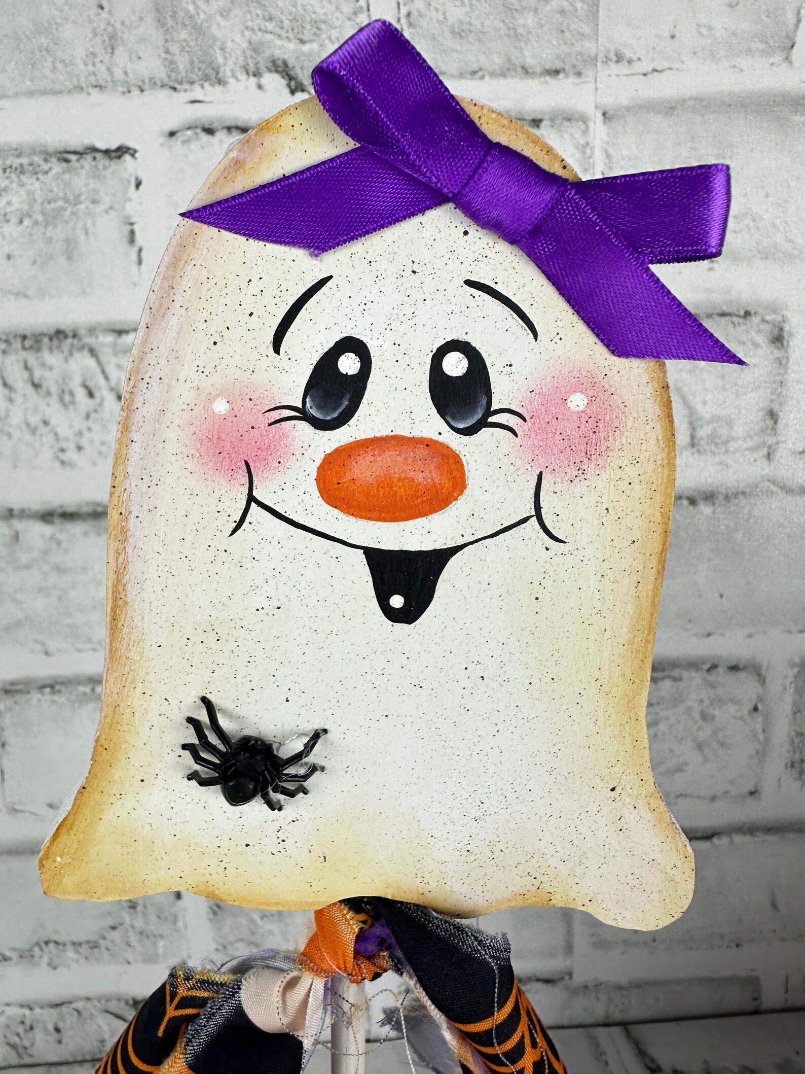 Halloween Decor, Halloween, Ghost, Boo, Eek, Ghost Wood Crafts, Painted ...