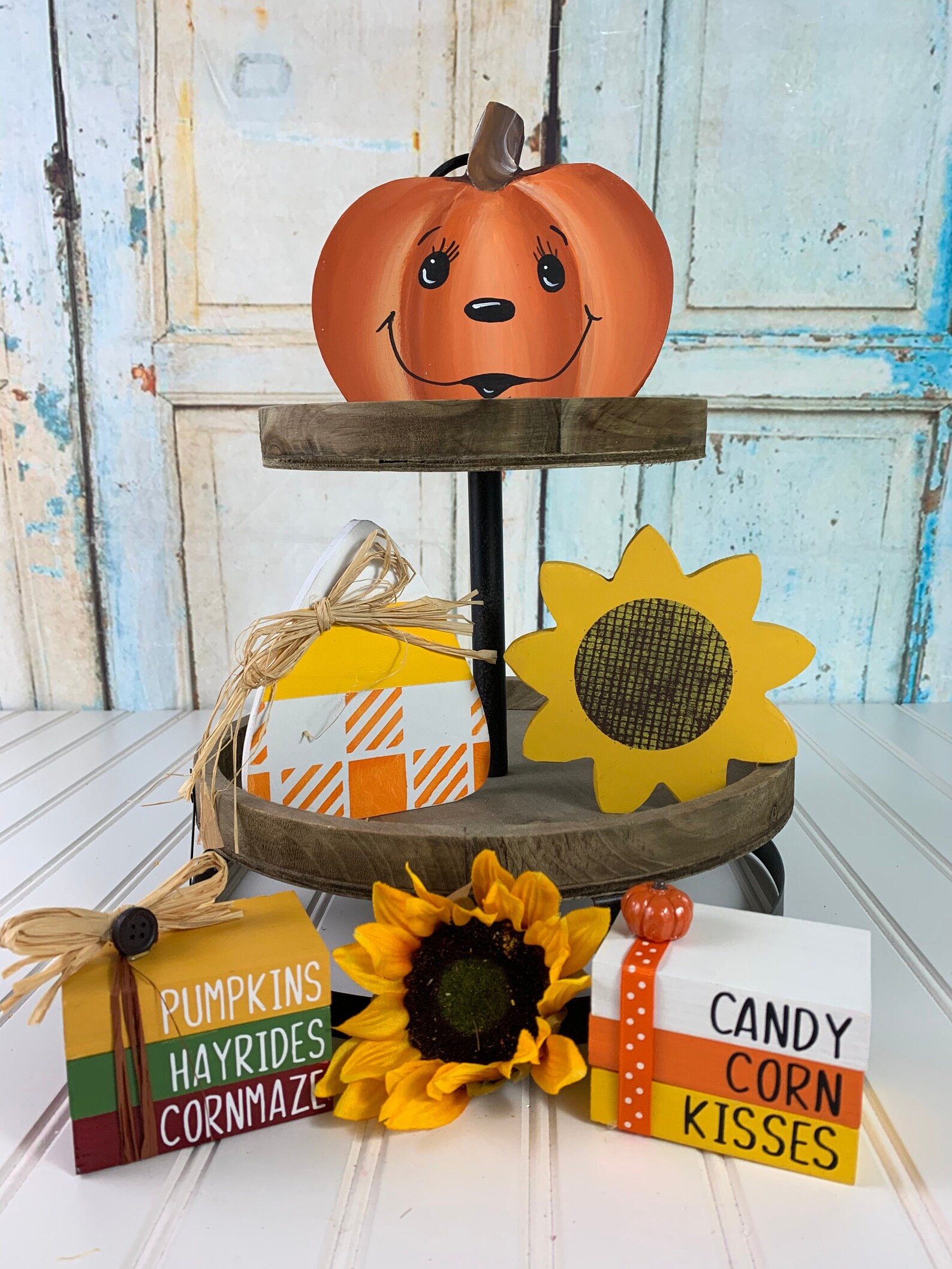Fall Tier Tray Decor, Pumpkin Tier Tray Bundle, Thanksgiving Tier Tray ...