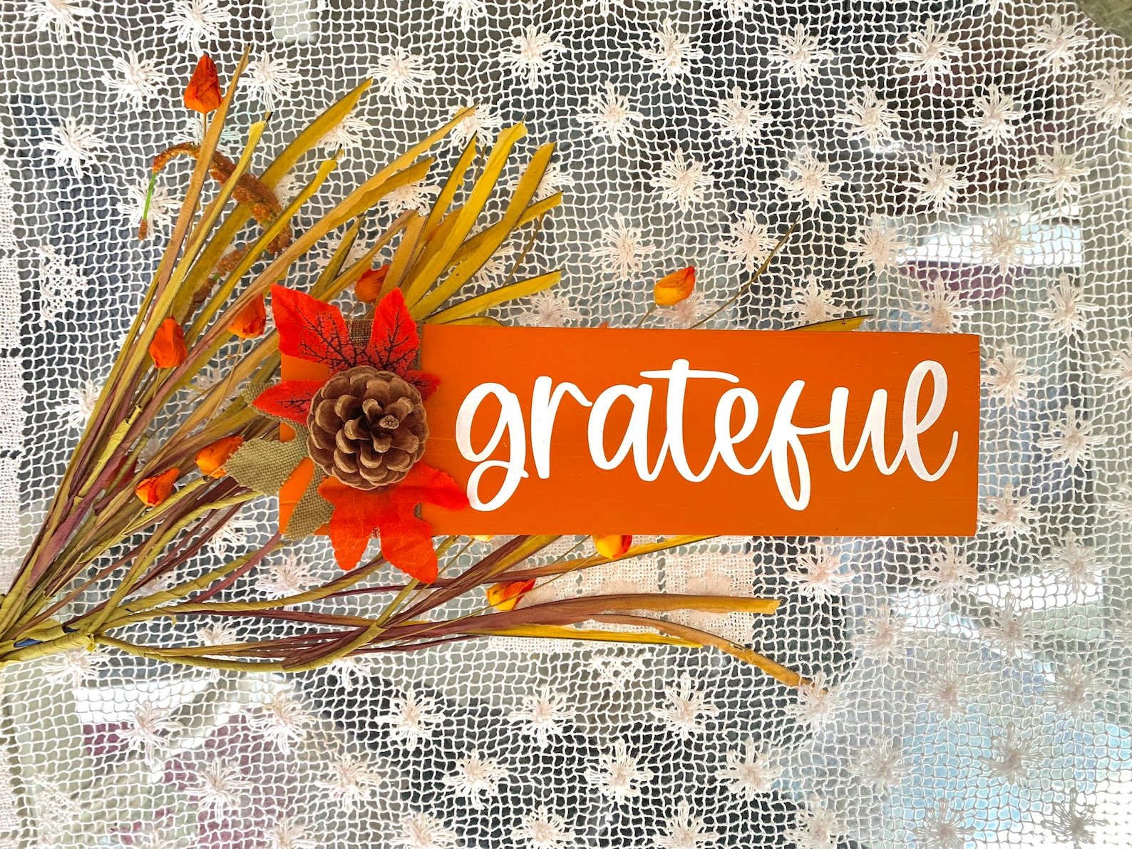 Thanksgiving Decor Thanksgiving Sign Thankful Sign | Etsy