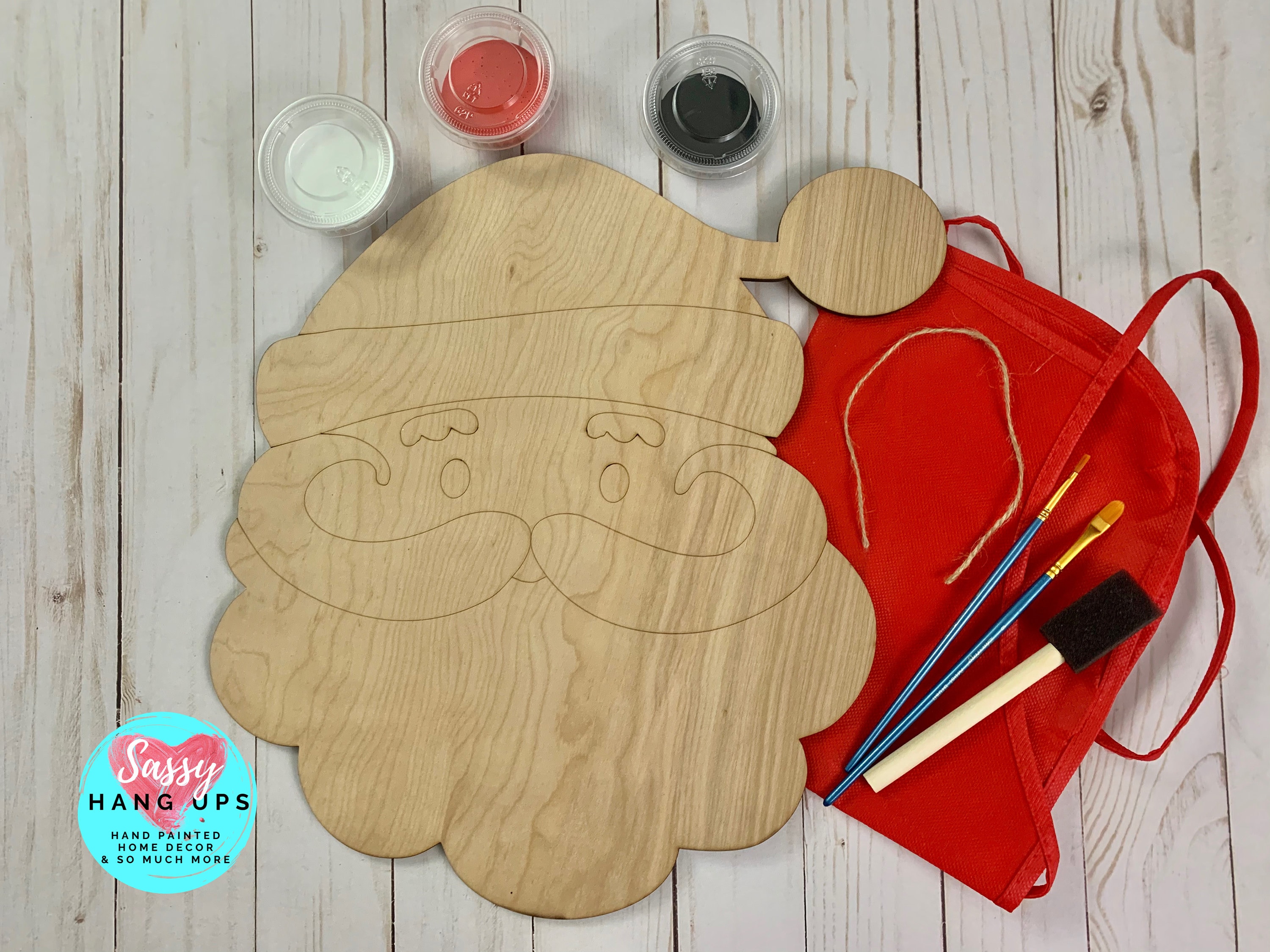 Christmas Kids Paint Kits Santa Claus Paint Kit Kids DIY - Etsy