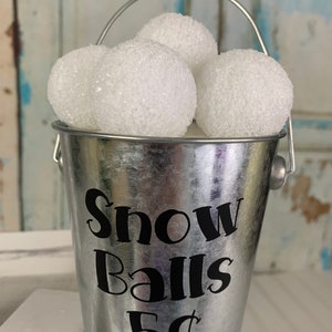 Winter Tier Tray Decor, Winter Coffee Bar Decor, Tier Tray, Snowball ...