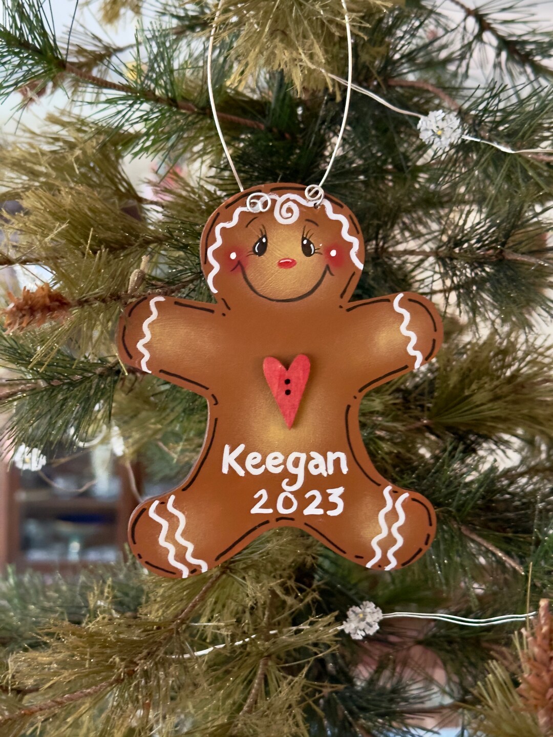 Gingerbread, Christmas Ornaments, Gingerbread Ornament, Personalized ...