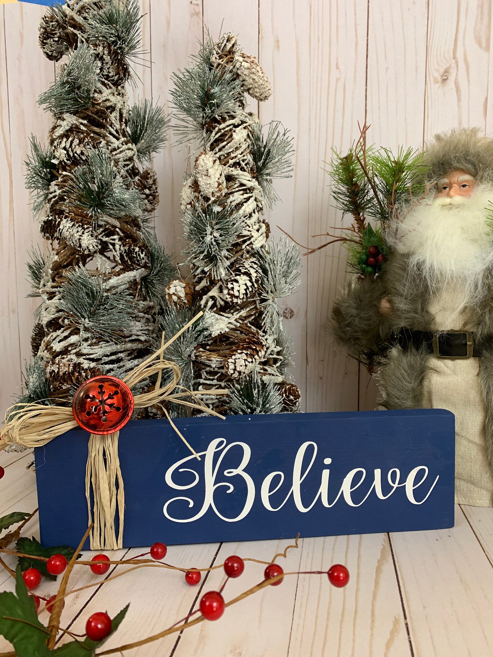 Believe, Believe Sign, Christmas Decor, Christmas Sign, Christmas Decor ...