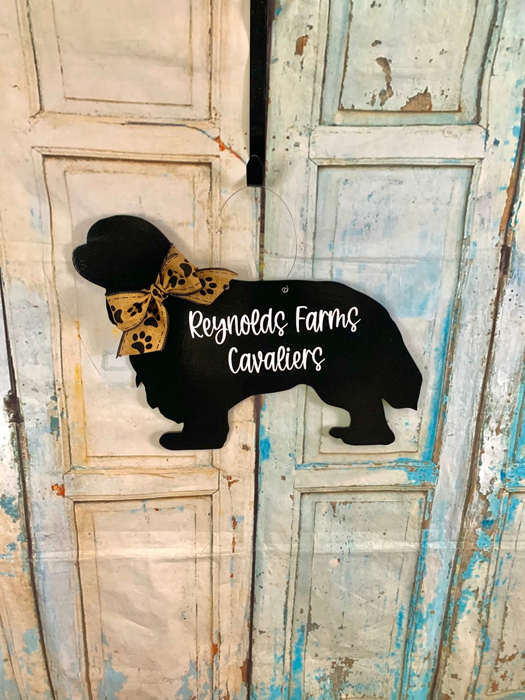 Cavalier King Charles Spaniel Door Hanger, Cavalier King Charles ...