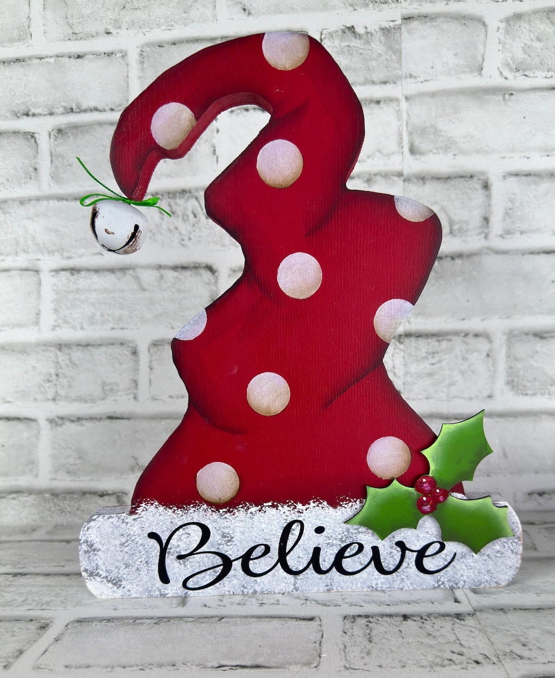Wood Santa Hat, Santa Sign, Santa Hat, Christmas Sign, Christmas Decor ...