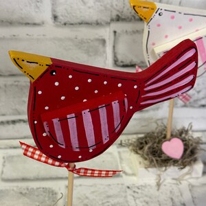 Valentines Day; Valentine's Day Decor; Sweetheart, Spring Birds, Love ...