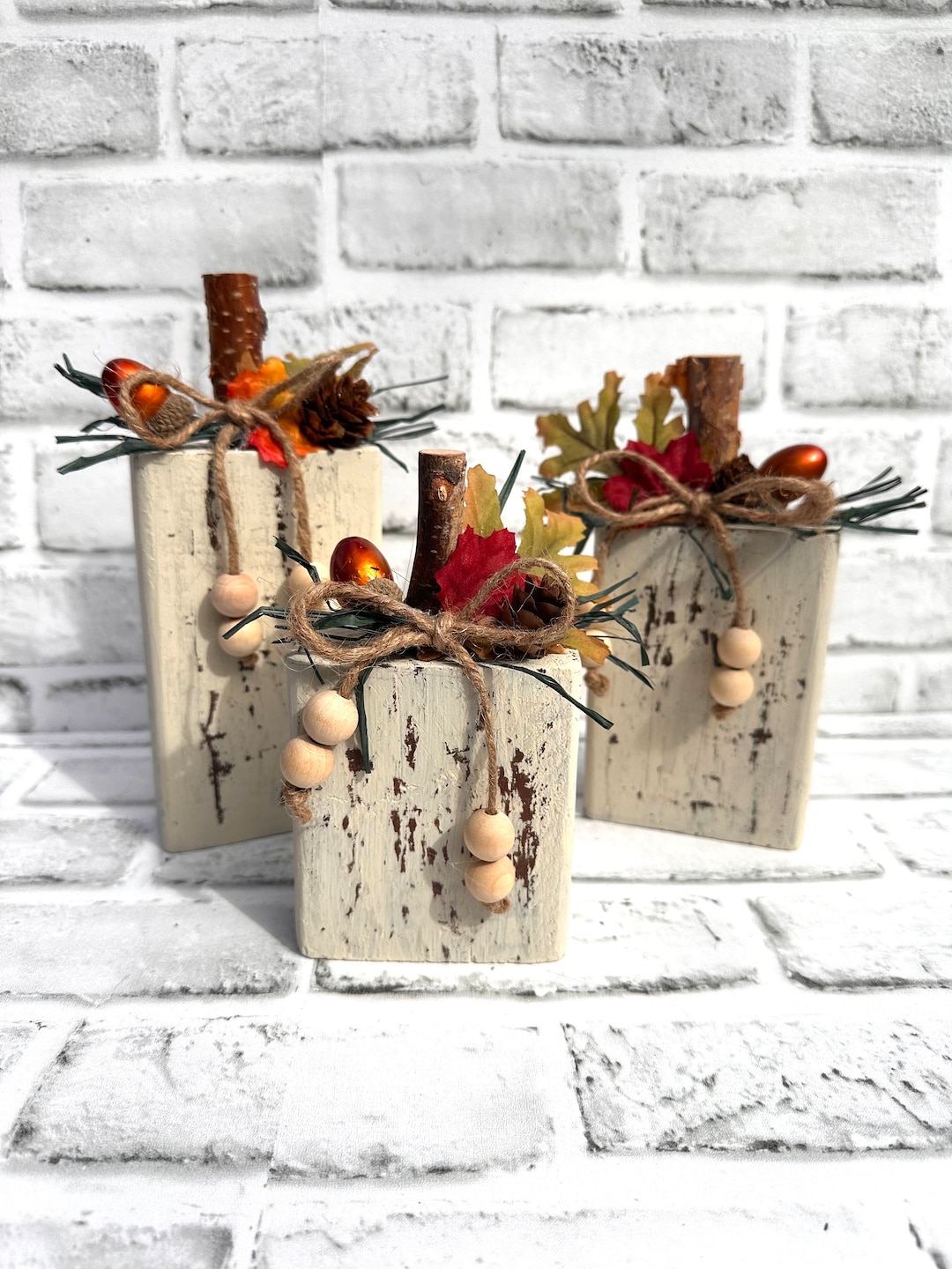 Fall Pumpkin Decor, Fall Wood Blocks, Pumpkins, Fall Porch Decor, Fall ...