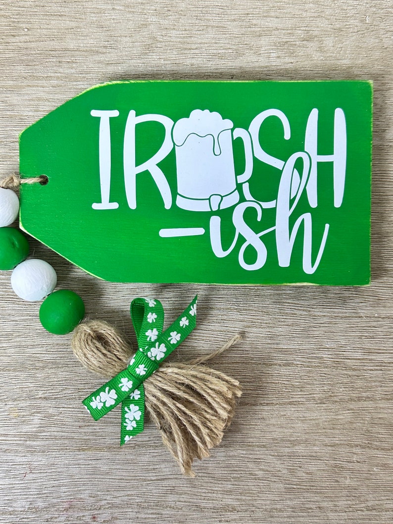 St Patrick Gnome Gnome Shelf Sitter Irish Gnome St Patrick - Etsy