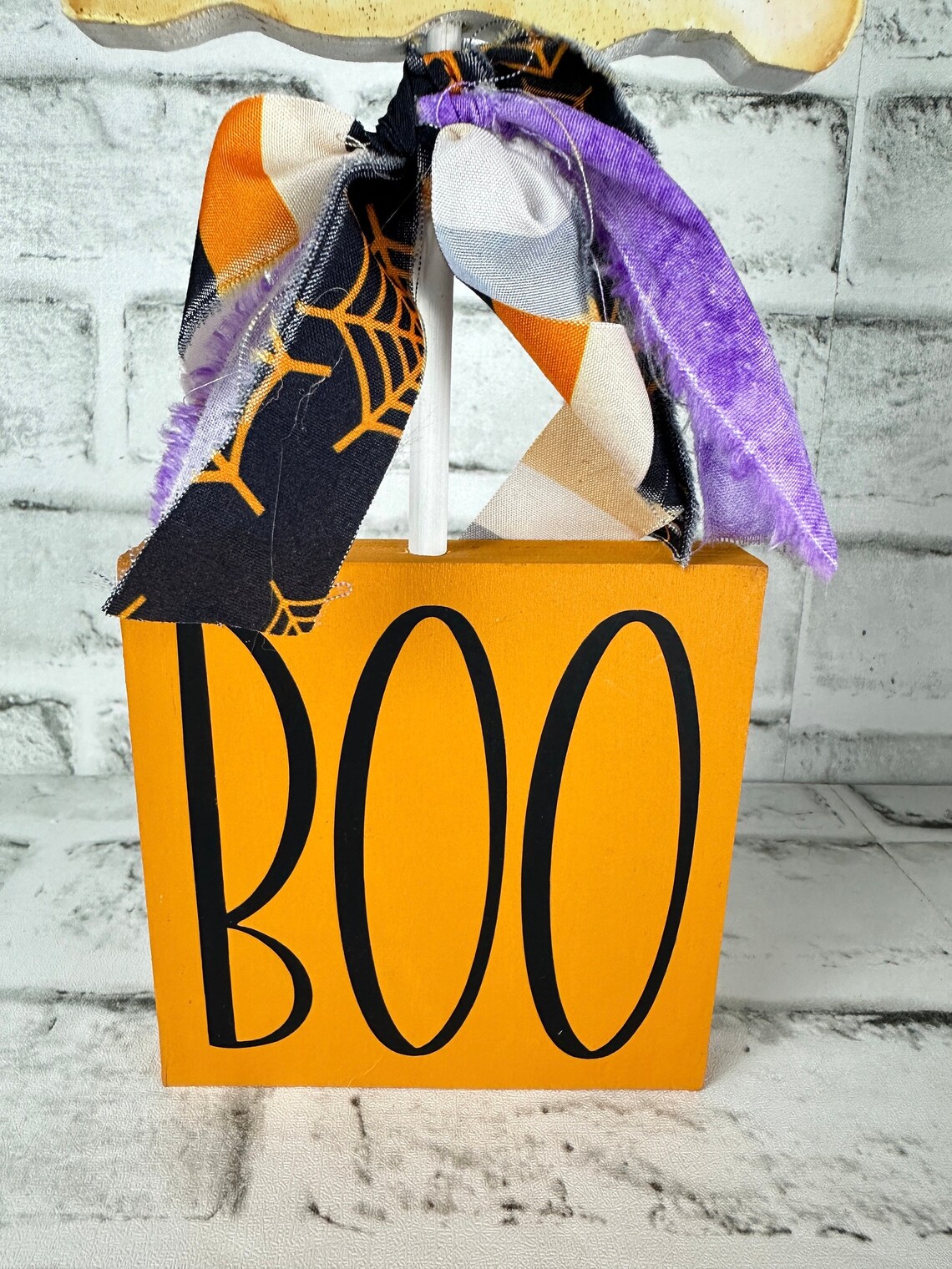 Halloween Decor, Halloween, Ghost, Boo, Eek, Ghost Wood Crafts, Painted ...
