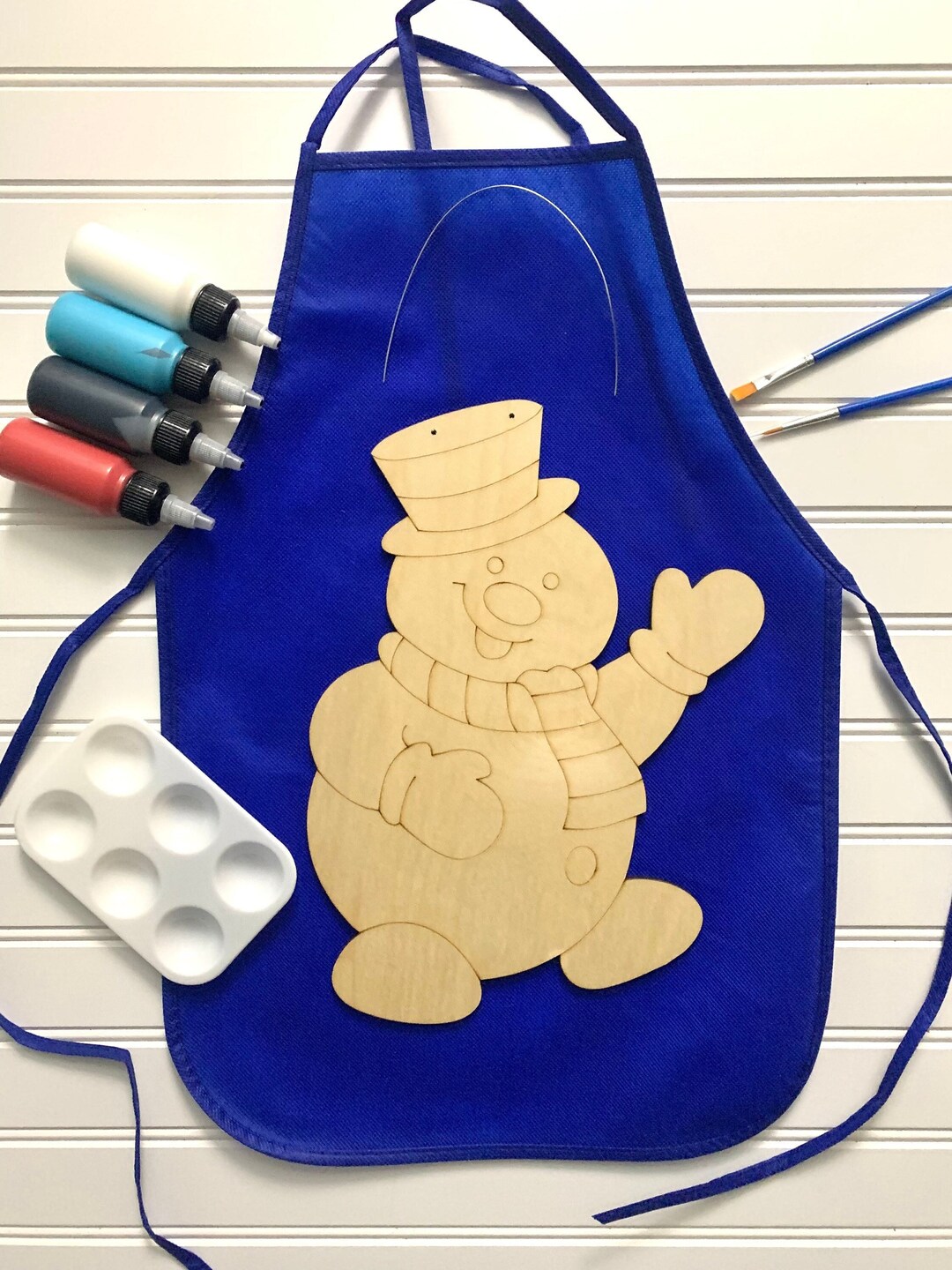 Snowman Kid's DIY Paint Kit, Christmas Kid Paint Kit, Kids DIY Kit ...