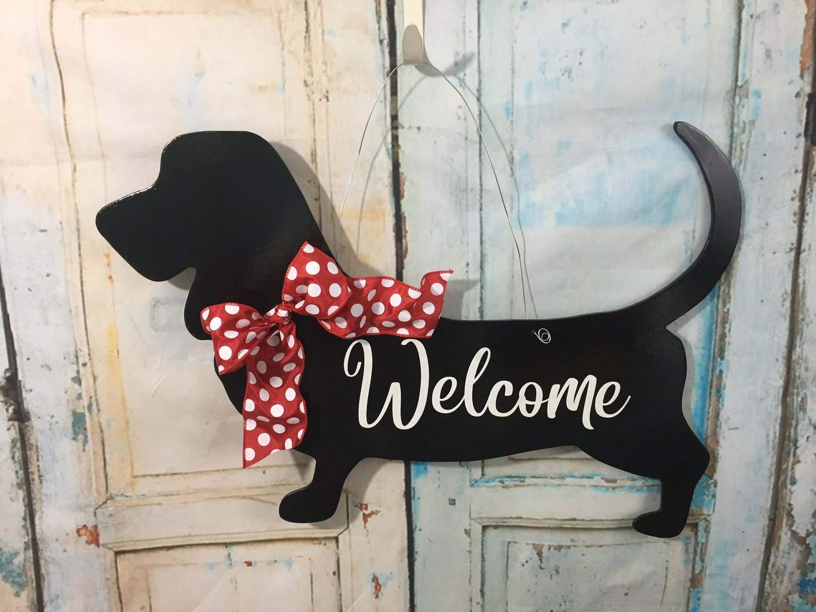 Basset Hound Basset Hound Door Hanger Basset Hound Decor | Etsy