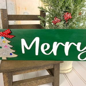 Merry, Merry Sign, Christmas Decor, Christmas Sign, Christmas Gift ...