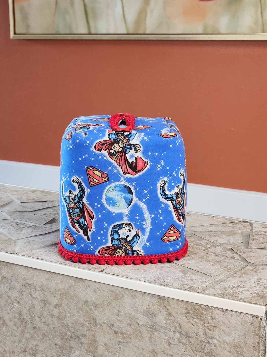 Handmade Super Hero Tissue Box Cover: Kids Room Decor - Etsy