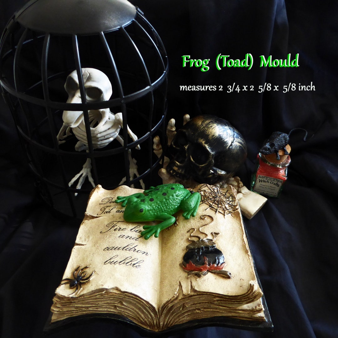 Frog or Toad Silicone Mold for DIY Crafts, Halloween Projects - Etsy