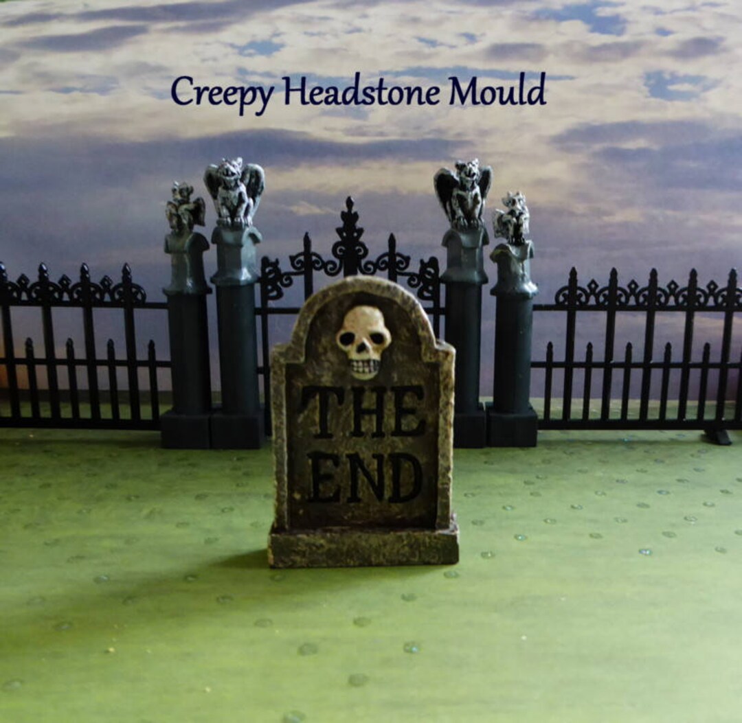 Tombstone, Headstone, Gravestone Silicone Mold for DIY Crafts ...