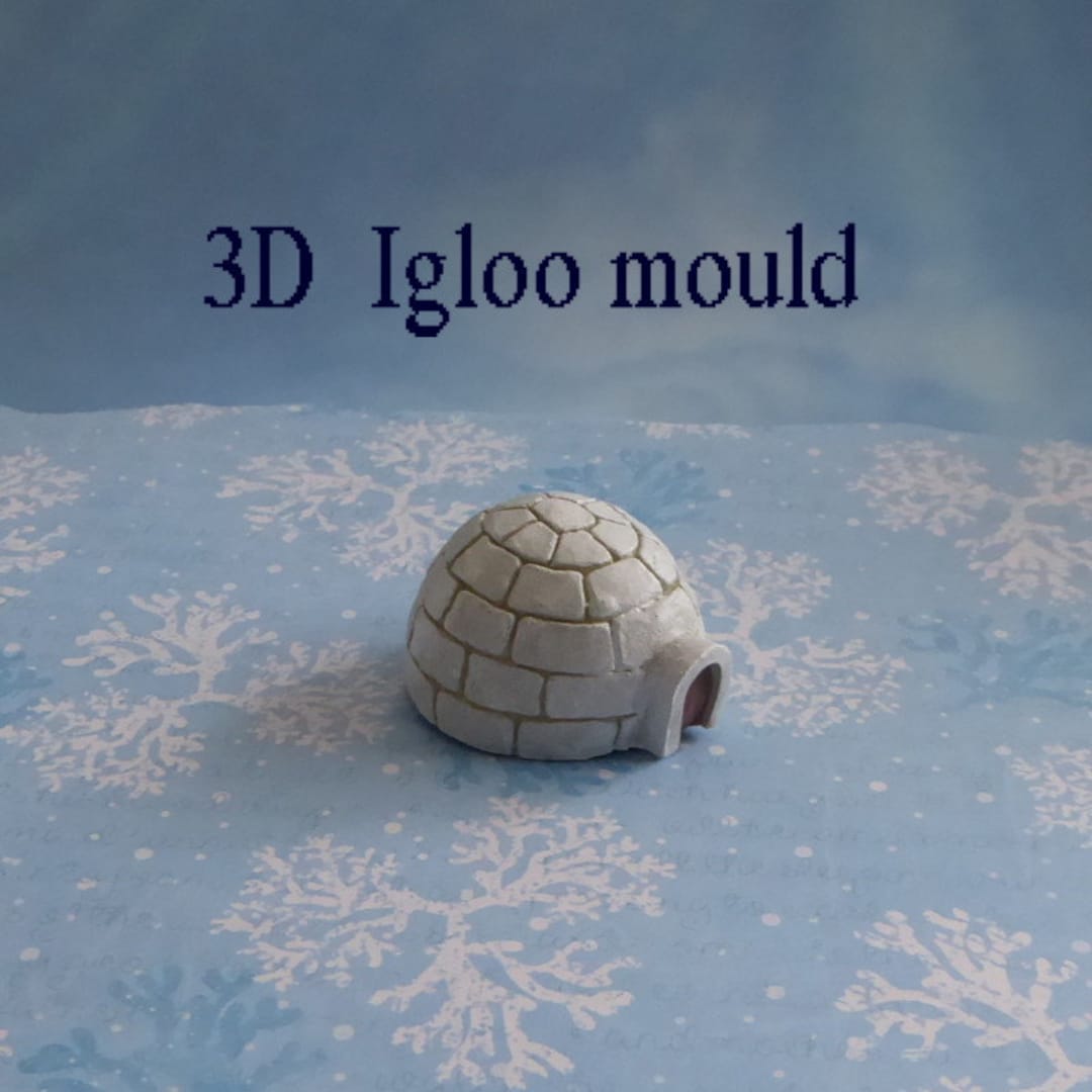 Igloo Figurine Silicone Mold for DIY Crafts. - Etsy