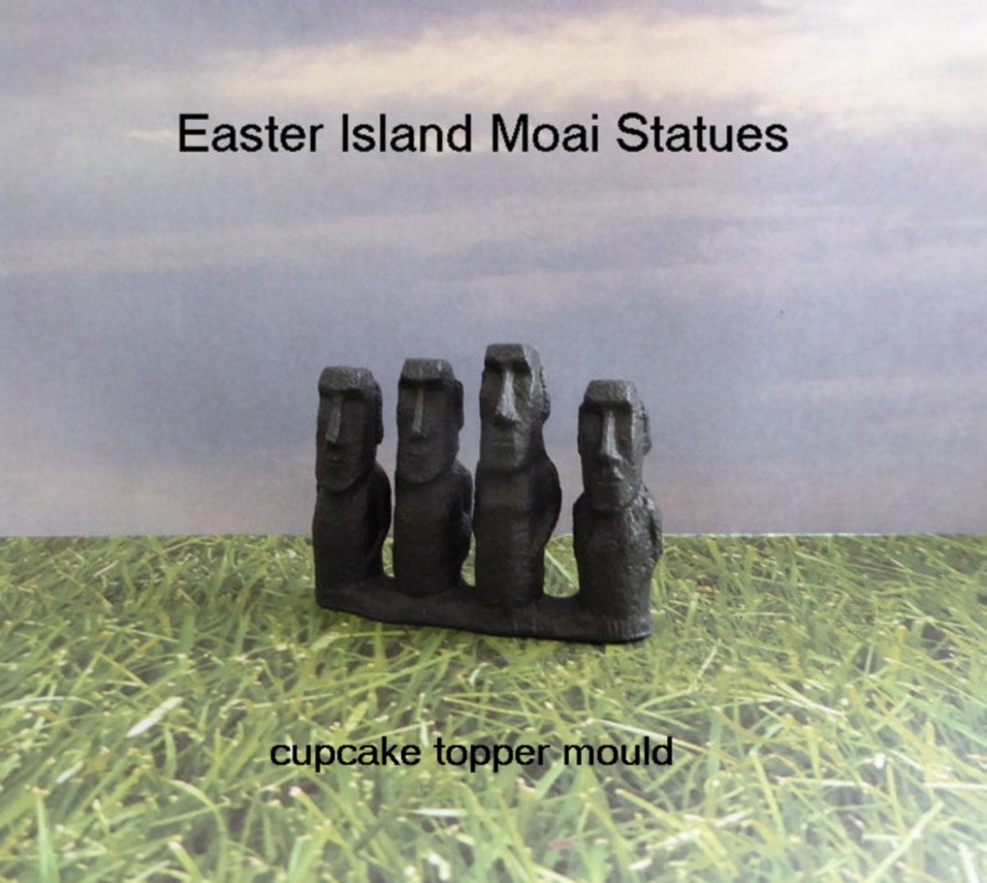 Miniature Moai Statues Silicone Mold for DIY Crafts. Easter Island ...