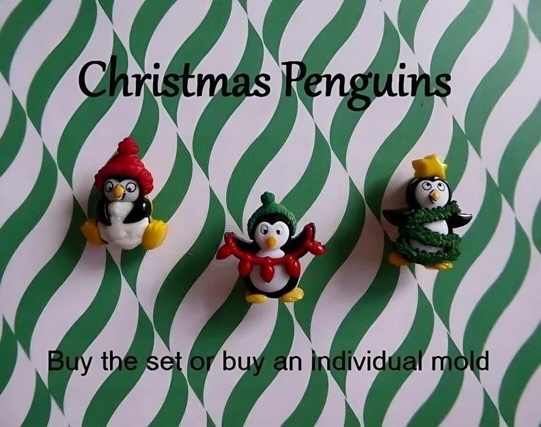 Holiday Penguin Silicone Molds for DIY Christmas Crafts - Etsy