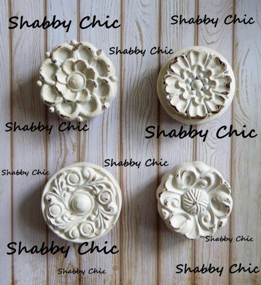 Rosette Knob Silicone Mold DIY Crafts Chocolate Candy Cake Topper ...