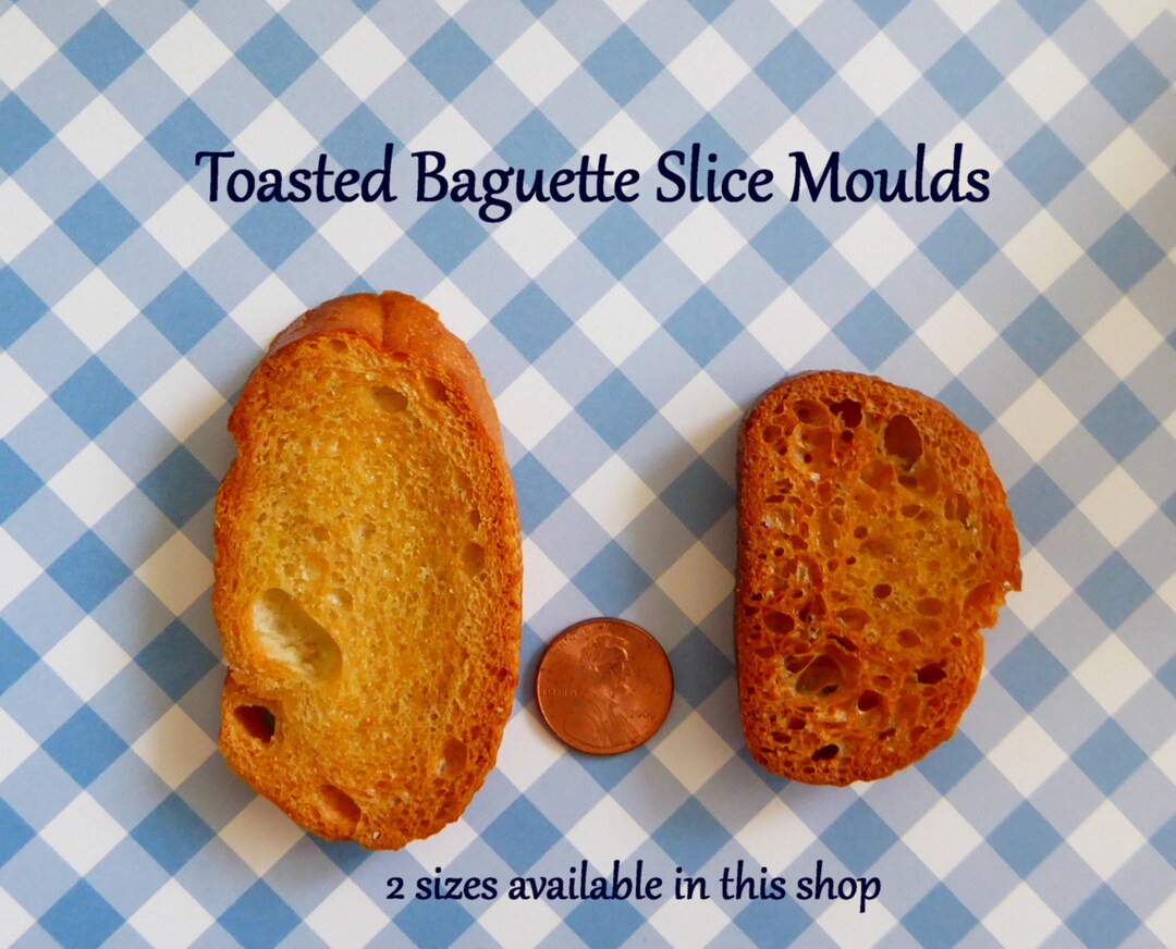 Toast Bread or Baguette Silicone Molds for DIY Crafts. Chocolate Candy ...