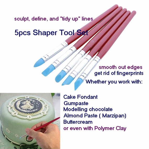 Silicone Brush DIY crafts Cake Decorating Clay Pottery Craft Sculpting ...