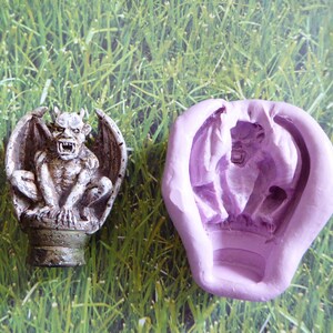Gothic Gargoyle Silicone Mold, Halloween Edible Annd Non Edible ...