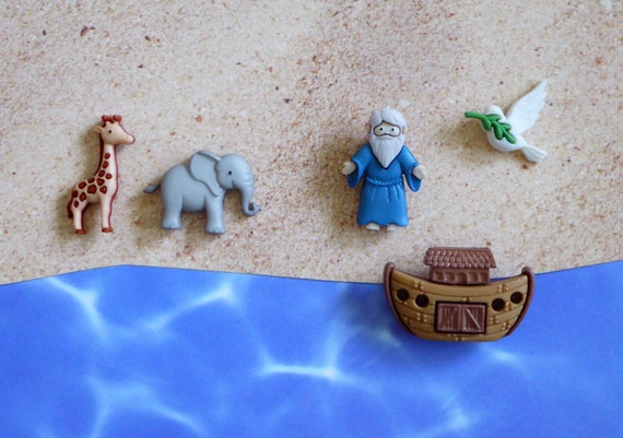 Noah's Ark Silicone Mold DIY crafts Chocolate Cupcake Topper Fondant ...