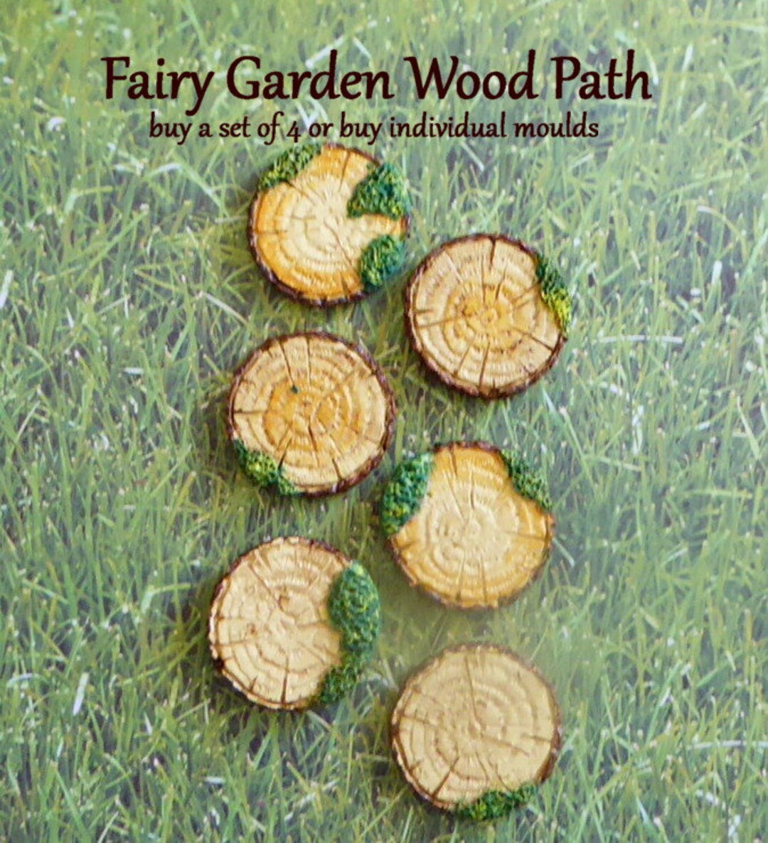 Miniature Log Slice Silicone Molds for DIY Craftssuch as Fairy Garden ...