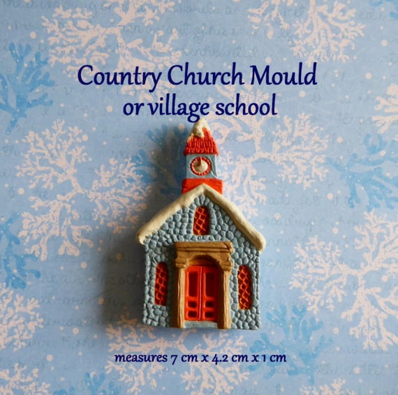 Christmas Church Silicone Mold DIY Crafts Chocolate Candy Cupcake ...