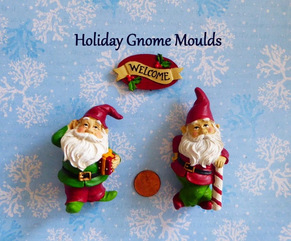 Gnome Silicone Mold DIY crafts Chocolate Candy Cake Topper Sugar Cake ...