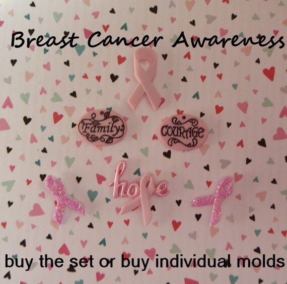 Awareness Ribbon Silicone Mold DIY Crafts Chocolate Candy Cupcake ...