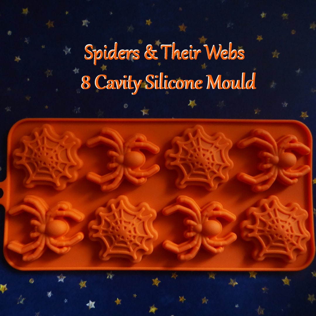 Spiders and Webs Silicone Mold Bakeware DIY Crafts. Halloween Mold - Etsy