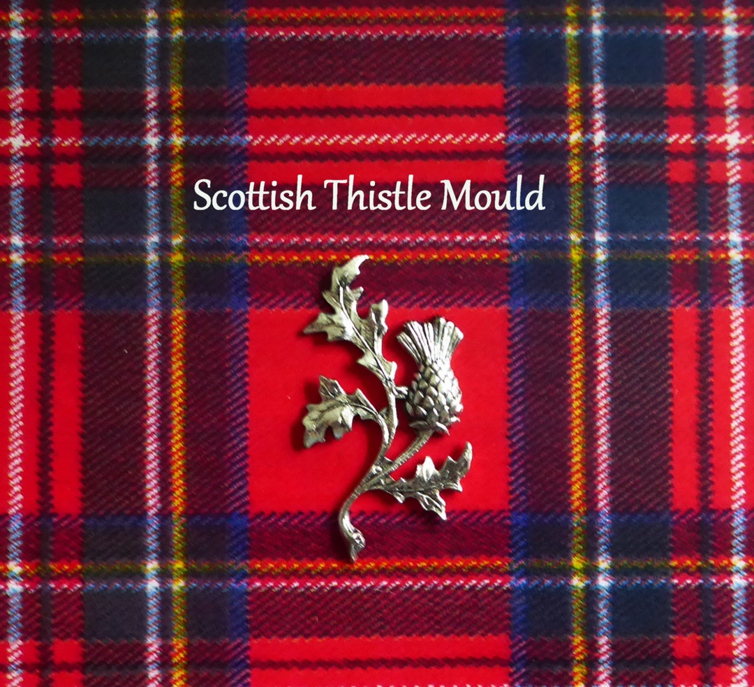 Scottish Thistle Silicone Mold for DIY Crafts. Chocolate Candy, Cupcake ...