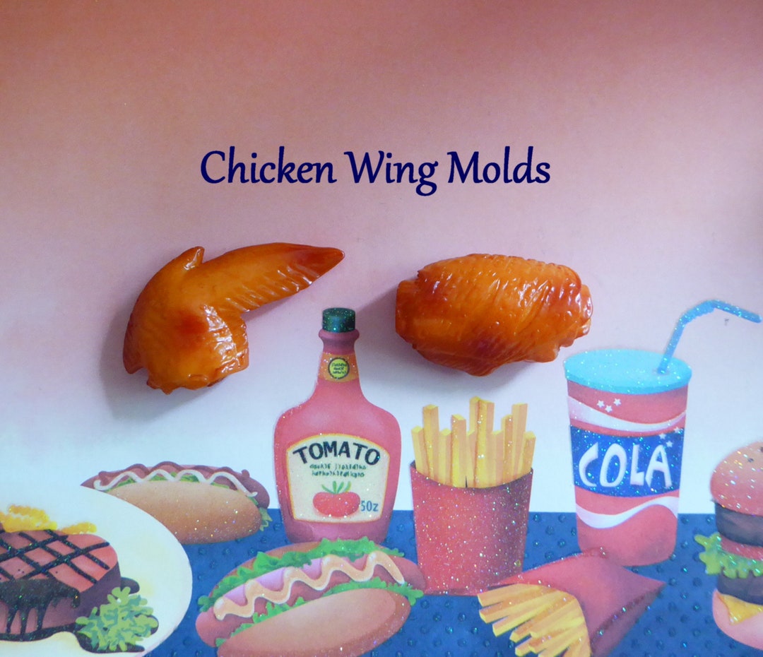 Buffalo Chicken Wing and or Tip Silicone Molds for DIY Crafts - Etsy