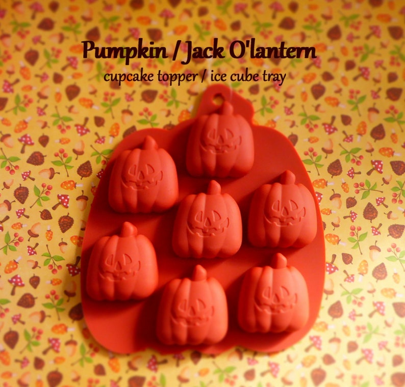 Halloween Jack O'lantern Pumpkin Silicone Mold DIY Crafts Chocolate ...