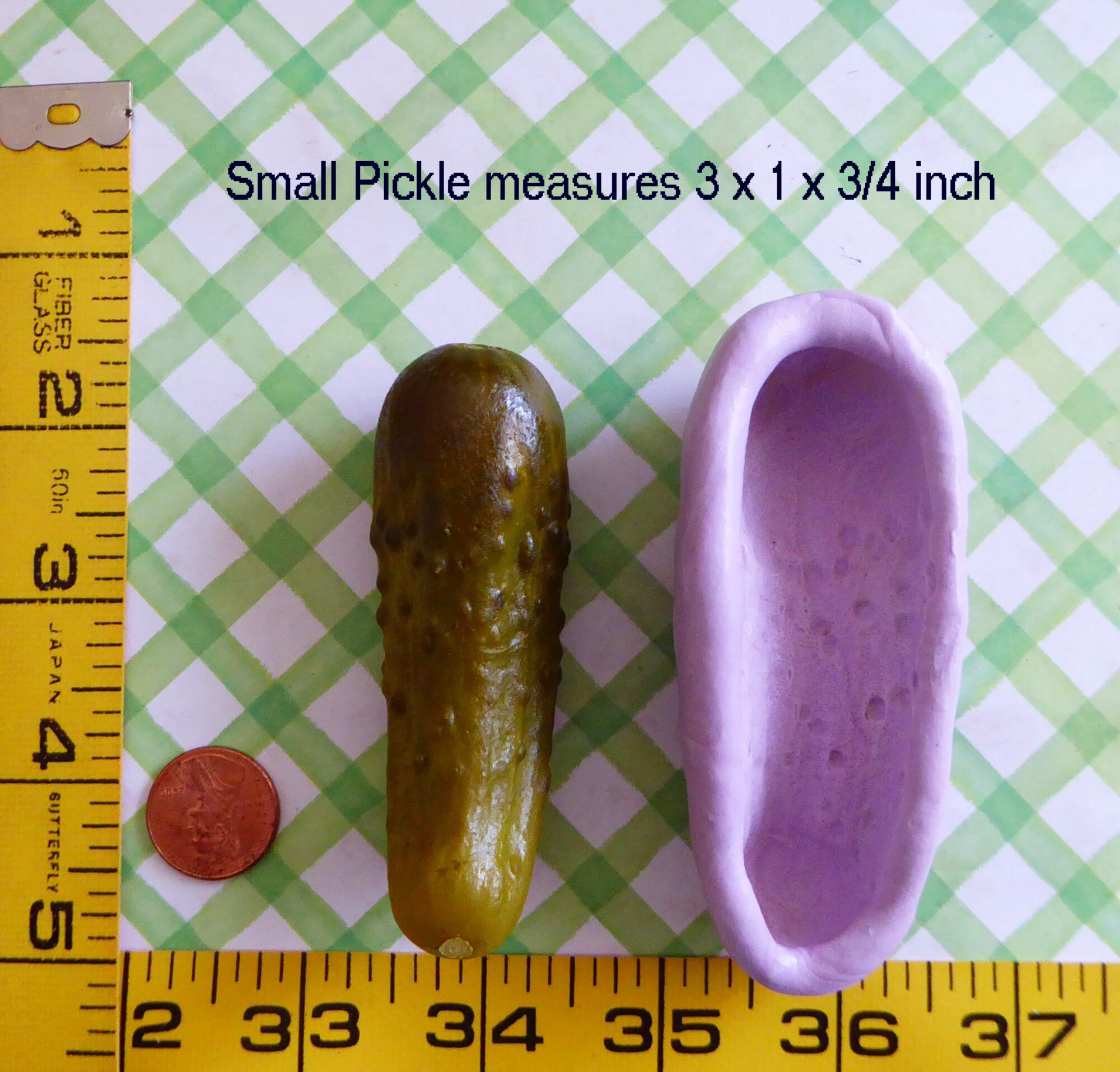 Dill Pickle Silicone Mold DIY Crafts Chocolate Candy Cake Tool Topper ...