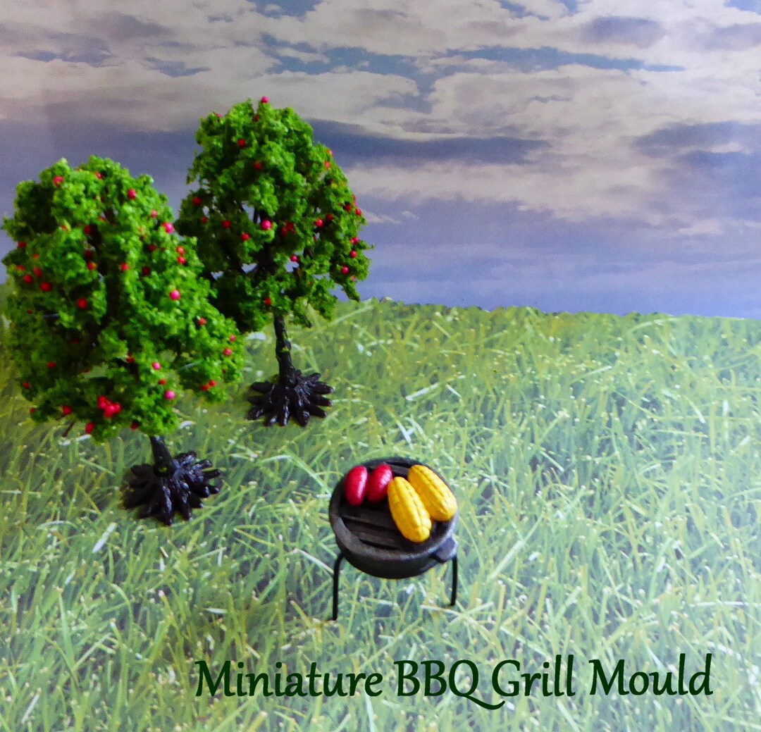 BBQ Grill Silicone Mold for DIY Crafts: Chocolate Candy, Cupcake ...