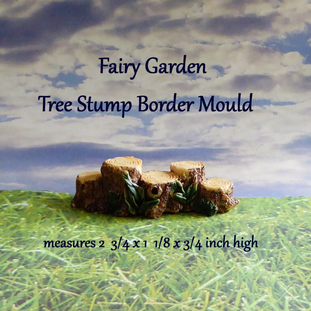 Tree Stump Border Silicone Mold DIY Crafts Chocolate Candy Cake Topper ...