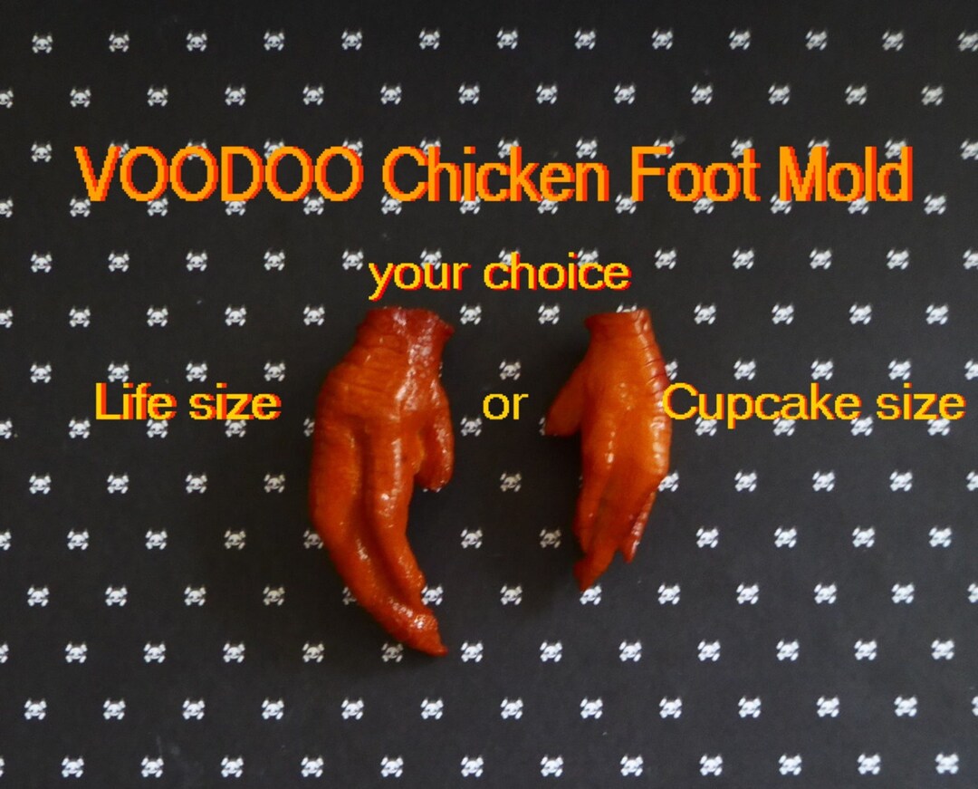Voodoo Chicken Foot Silicone Mold for DIY Crafts. Halloween Projects - Etsy