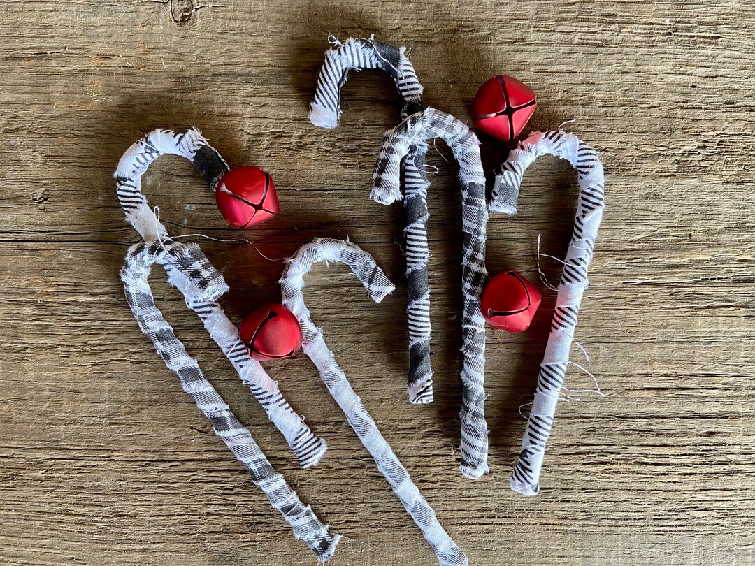 Cane Cane Ornaments Farmhouse Tree Decorations Holiday Decor - Etsy