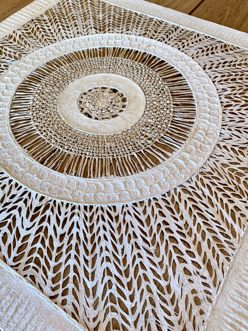 XL Mexican Handmade Amate Paper 31.25sq frame Not - Etsy