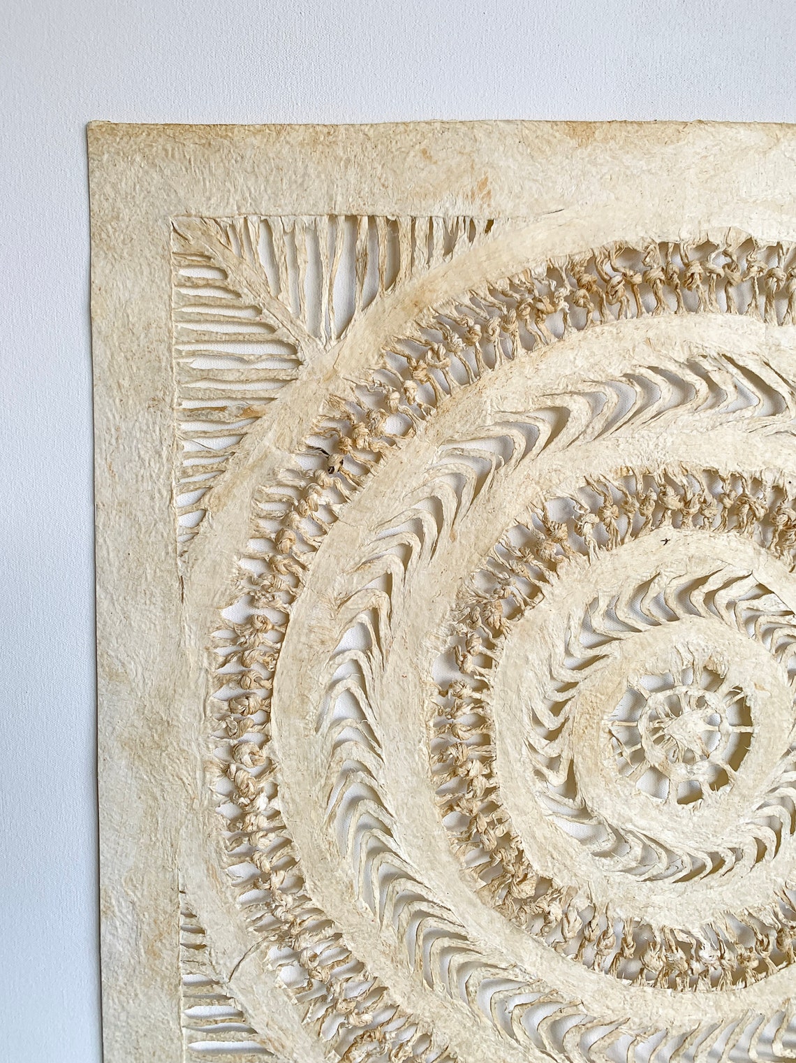 Large Mexican Handmade Amate Paper 23.5sq frame Not - Etsy