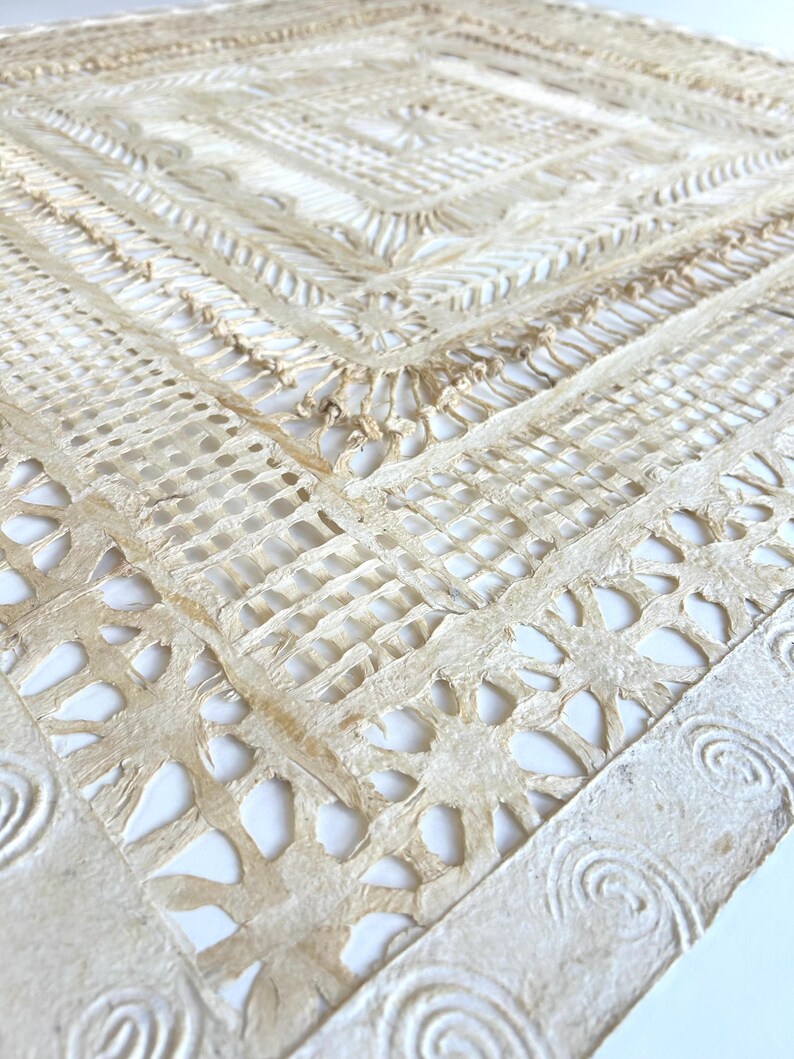 Handmade Mexican Amate Paper Wall Art – XXL 39x39 Modern Mexican Art ...