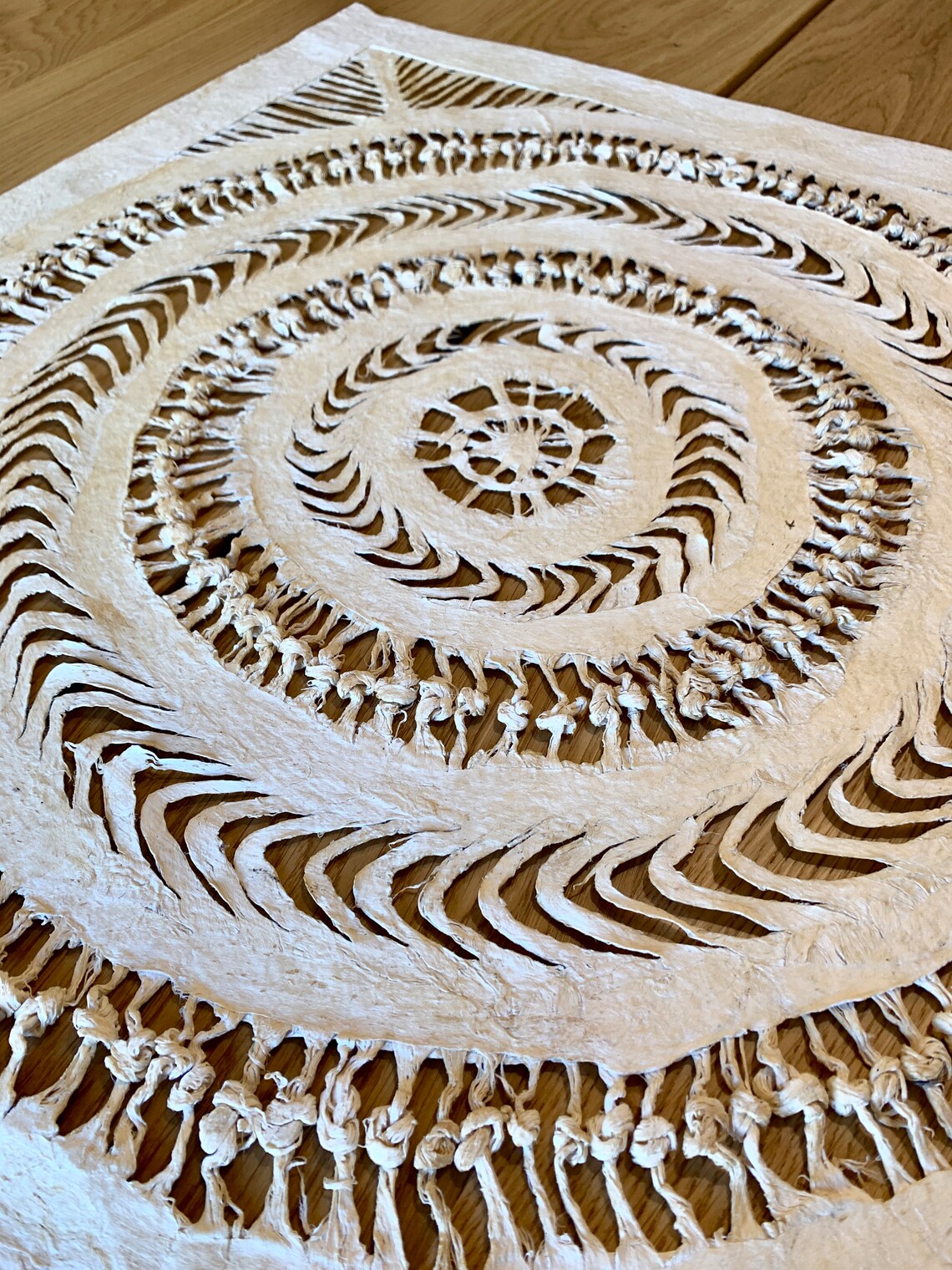 Large Mexican Handmade Amate Paper 23.5sq frame Not - Etsy