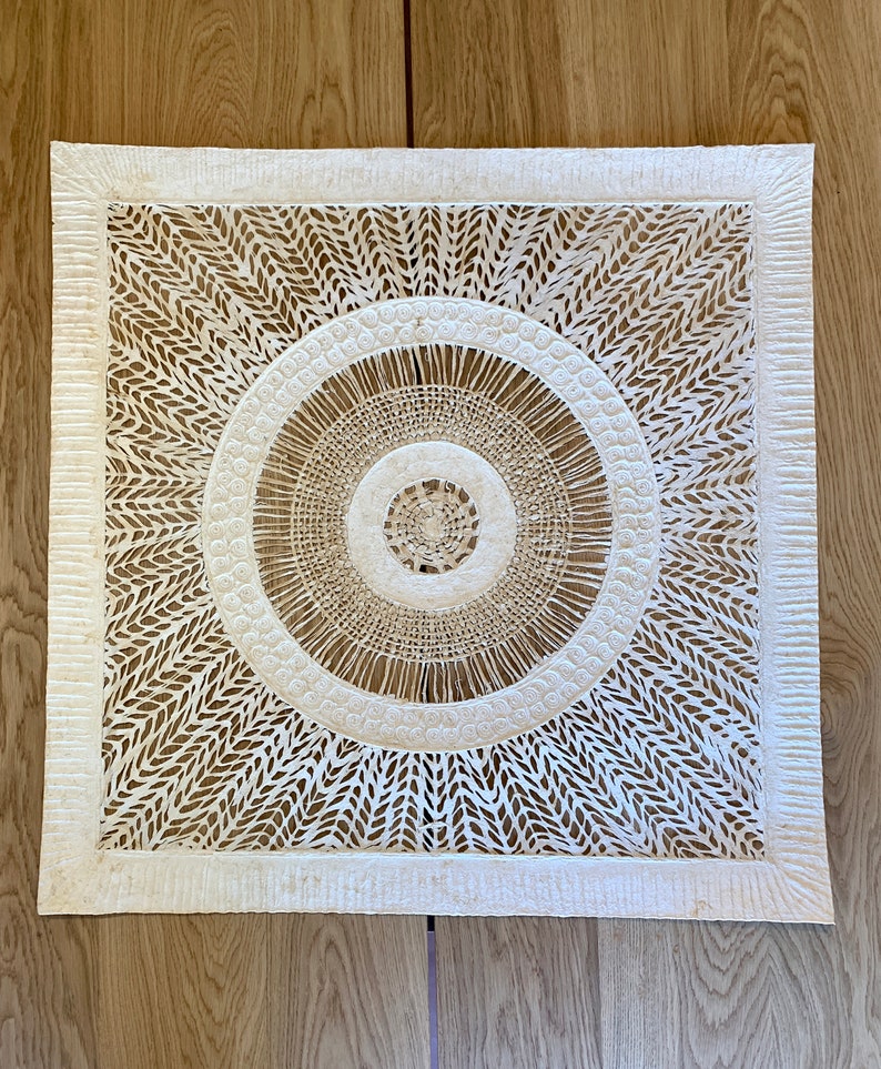 XL Mexican Handmade Amate Paper 31.25sq frame Not - Etsy