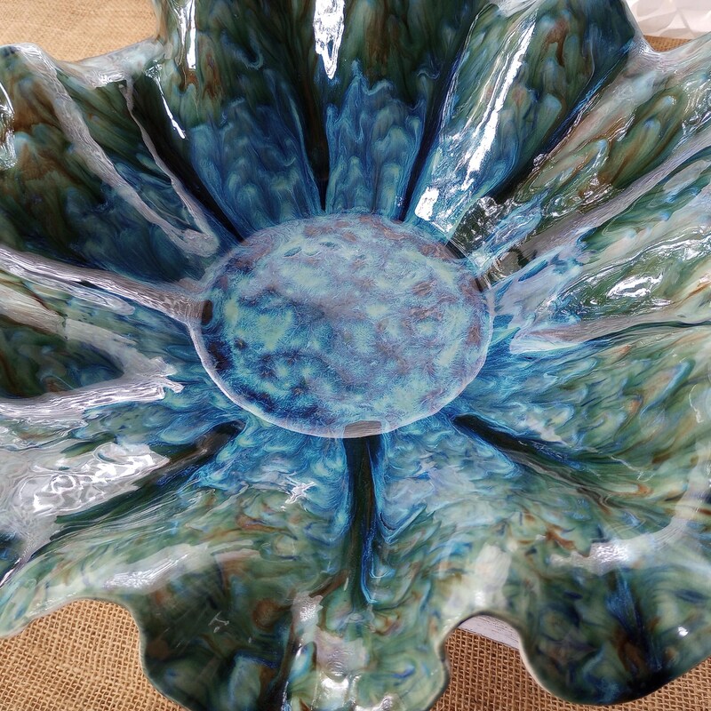 Pottery Shell Bowl - Etsy