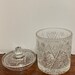 MCM Heavy Cut Crystal Ice Bowl With Lid - Etsy