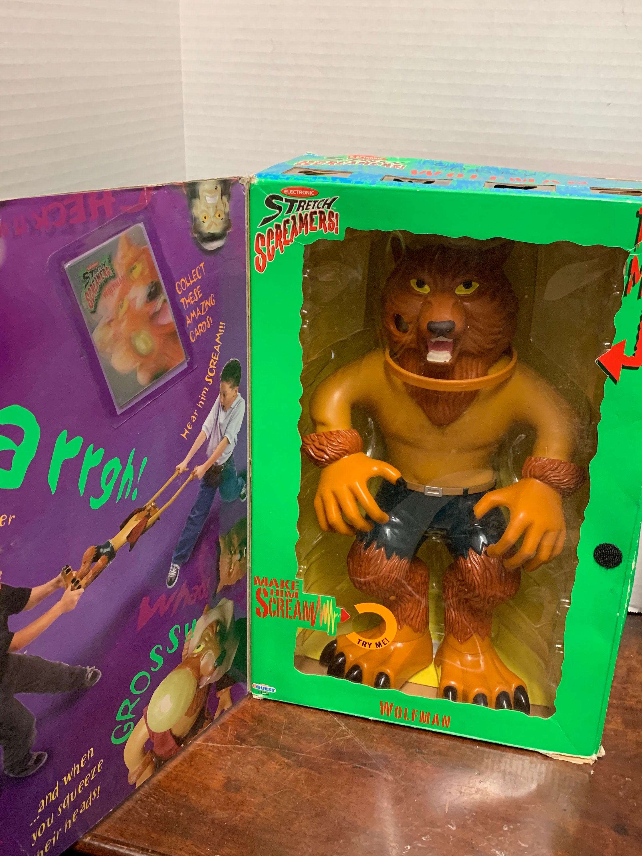 Vintage Strechy Screamer Toy in Box - Etsy