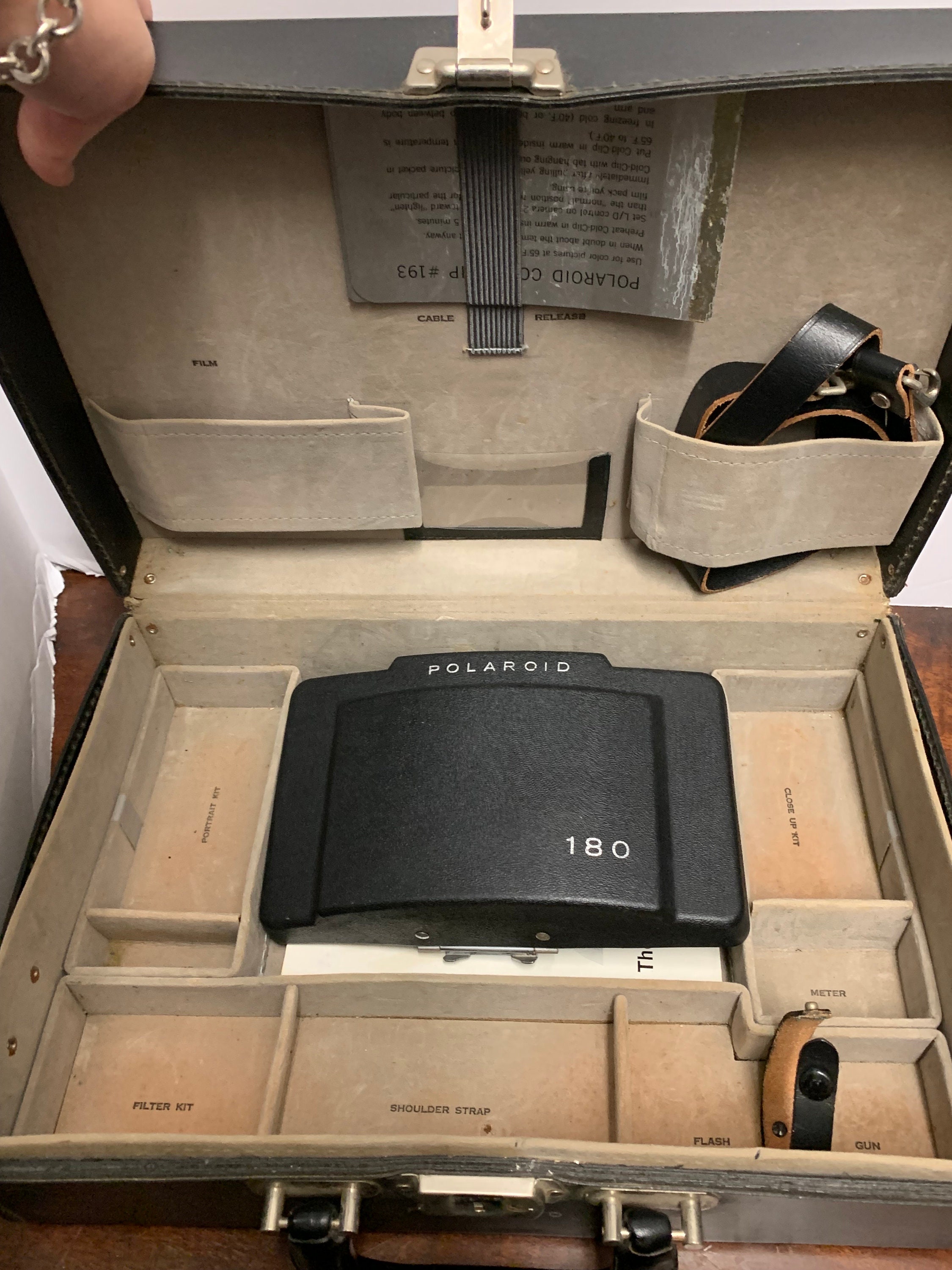 1960s Polaroid Land Camera Model 180 With Case and Accessories - Etsy