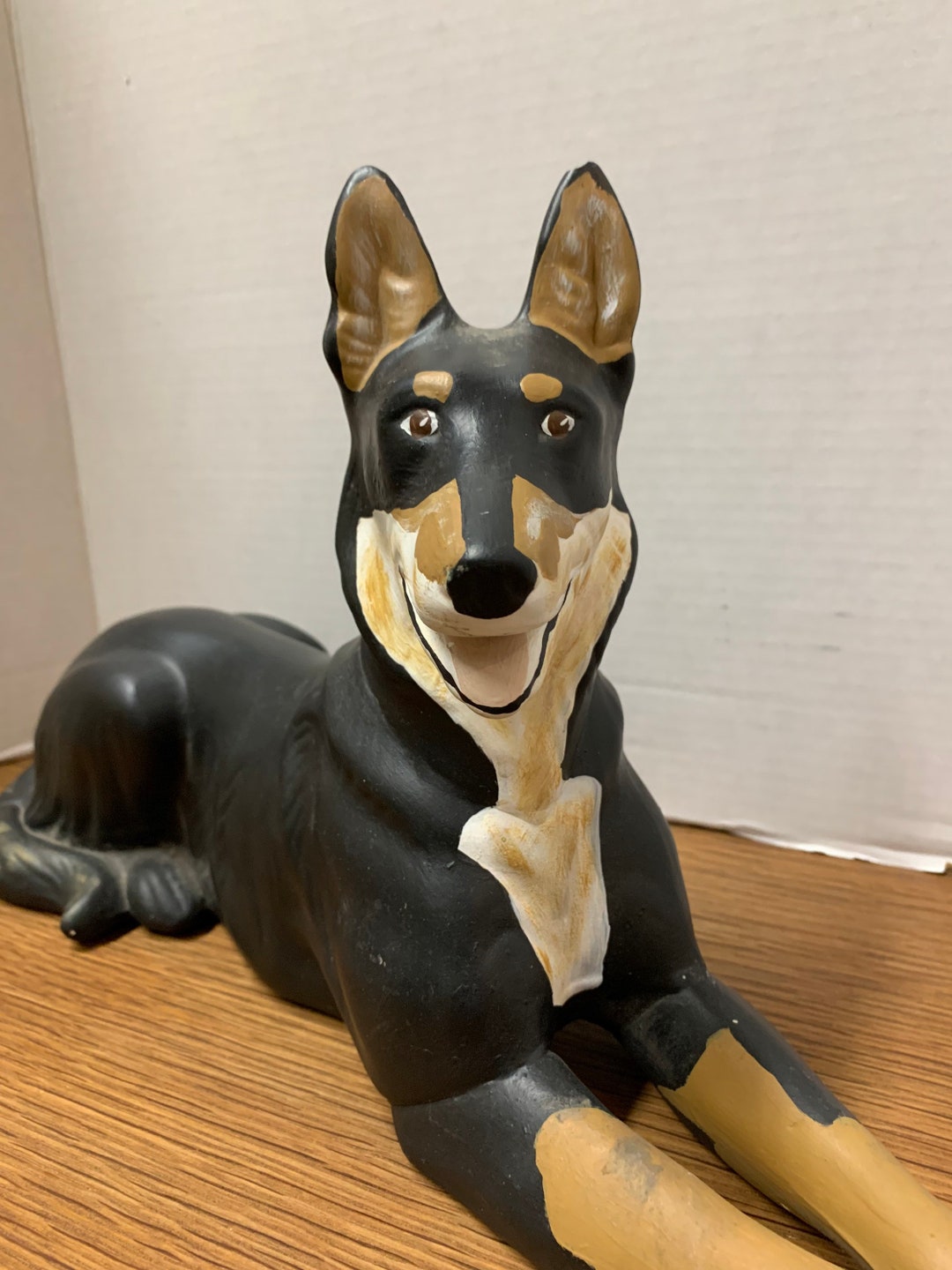 1970s Ceramic German Shepard Statue - Etsy